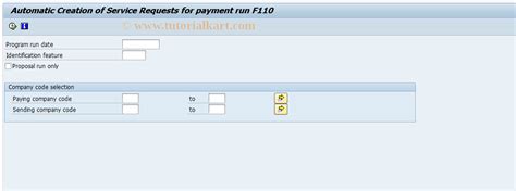 SSC SR AUTO F SAP Tcode Srvc Requisition For Payment Run Transaction Code