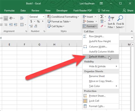 How To Set Row Height And Column Width In Excel