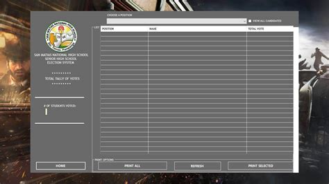 Senior High Babe Voting System In VB Net