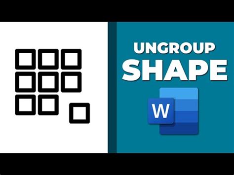 How To Ungroup Shapes In Word Windows The Graphic Home