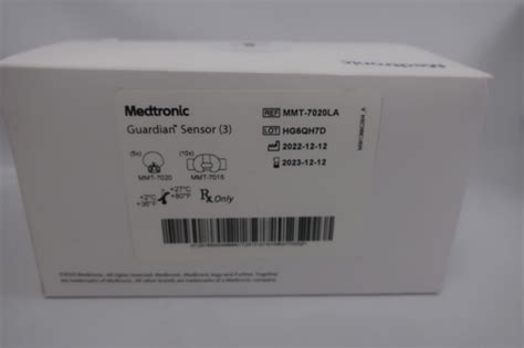 New Medtronic Mmt 7020la Minimed Guardian Sensor 3 For 770g Disposables