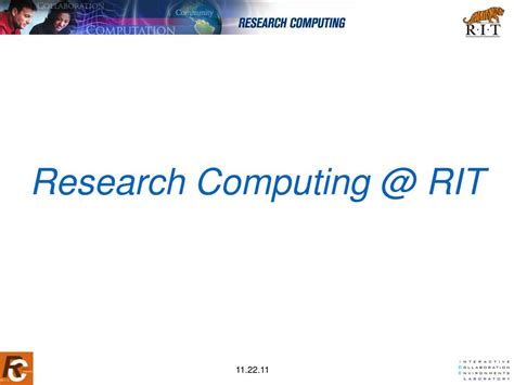 Ppt Research Computing Rit Powerpoint Presentation Free Download Id4261737
