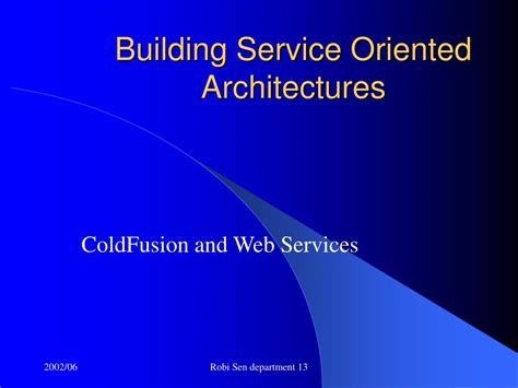 Ppt Building Service Oriented Architectures Powerpoint Presentation