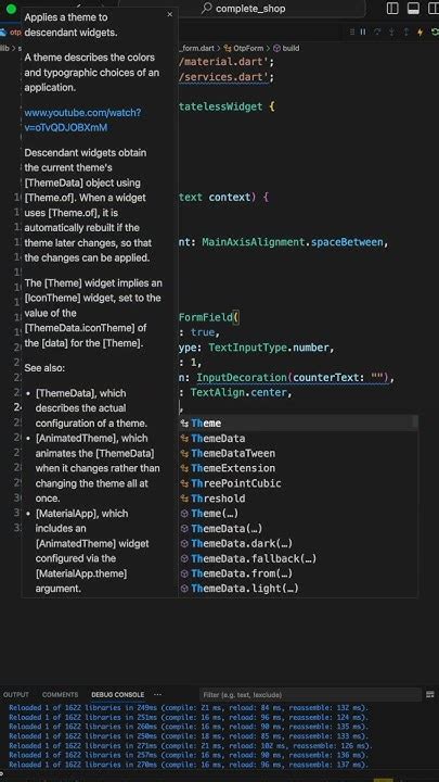 Flutter Creating Otppin Input Fields Youtube