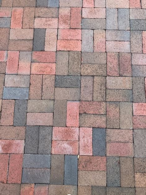 Premium Photo Pavers Brick Color Pattern