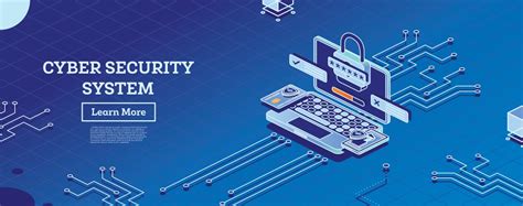 Cyber Security Set Royalty Free Vector Image Vectorstock