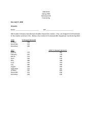 Template HW 2 SCM 301H Spring 2020 Pdf SCM 301H Spring 2020 Homework 2 Forecasting Due