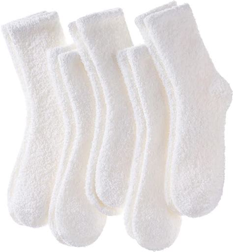 Linemin Womens Fuzzy Socks Cozy Fluffy Winter Warm Slipper Socks