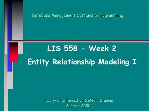 Ppt Database Models And Entity Relationship Design Powerpoint