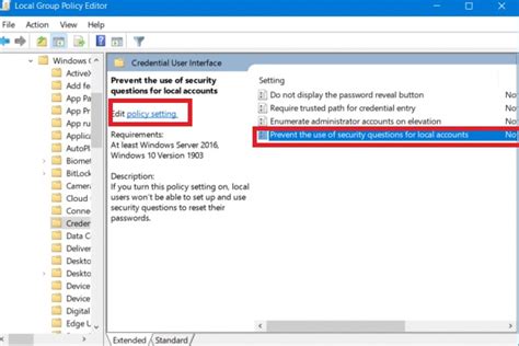 How To Enable Disable Security Questions In Windows Technoresult