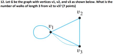 solved 12 let g be the graph with vertices v1 v2 and v3