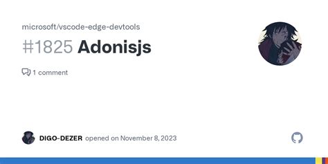 Adonisjs Issue 1825 Microsoft Vscode Edge Devtools GitHub