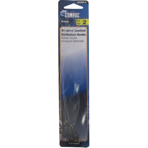 Compac 6 Pack 2 Baitholder Snelled Fish Hooks Home Hardware