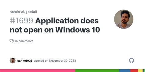 Application Does Not Open On Windows 10 · Issue 1699 · Nomic Ai