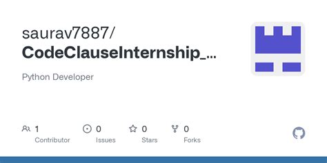 Github Saurav7887codeclauseinternshipcalculatorinpython Python