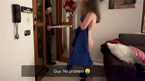 Naked Prank With The Pizza Delivery Guy Feat Sweetjaneofficial Funny