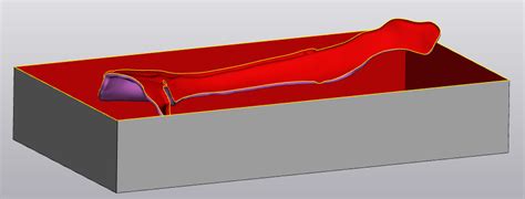 splitting mold of complex organic shaped object mold making mcneel