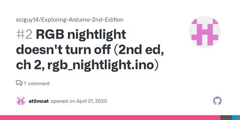 Rgb Nightlight Doesnt Turn Off 2nd Ed Ch 2 Rgbo · Issue 2 · Sciguy14