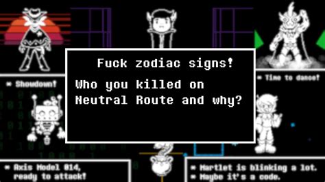 Neutral Route Doesnt Much Appreciation Lets Fix That Rundertaleyellow