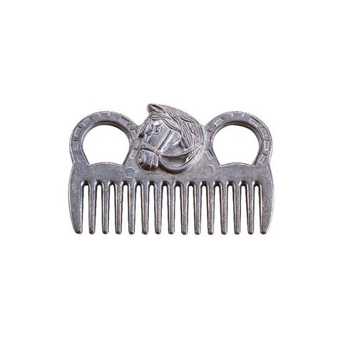 Расческа гребешок алюминиевая арт700047