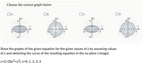 Solved Choose The Correct Graph Below A B C Show The Chegg Com