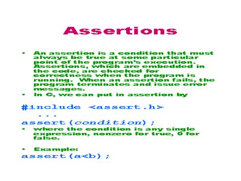 Assertions