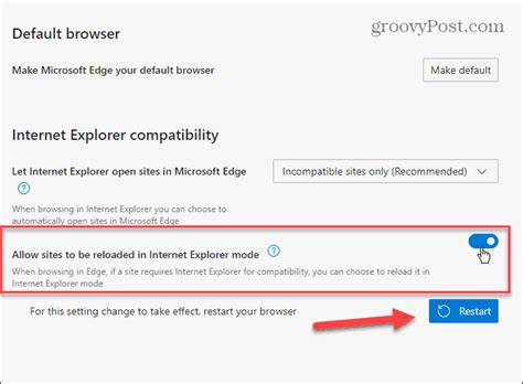 How To Open Websites In Internet Explorer Mode From Edge