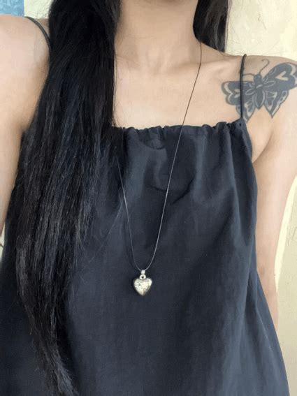 [ 주문폭주 당일배송🚀] 고급 지퍼백 추가 길이 조절 가능한 여름 볼드 롱 레더 하트 목걸이 S M L 에이블리