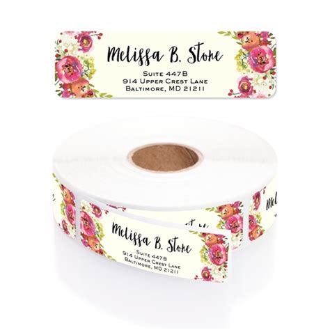 Personalized Return Address Labels