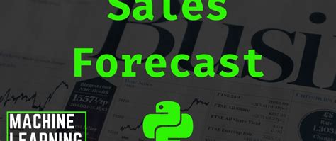 Sales Forecast Machine Learning Tutorial [python] Dev Community