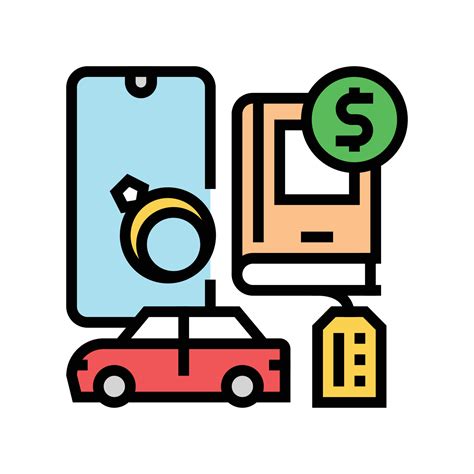 Movable Assets Color Icon Vector Illustration 21236622 Vector Art At