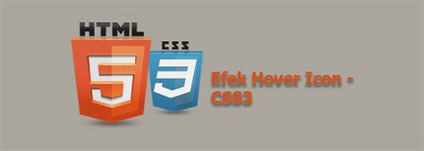 cara membuat efek hover icon dengan css3