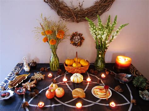 Mabon Altar Wiccan Decor Wiccan Altar Pagan Altar