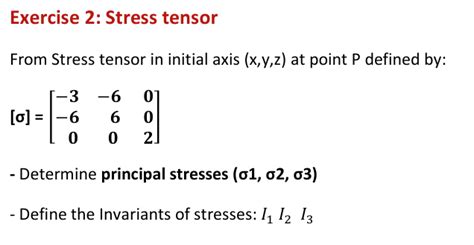 Solved Exercise 2 Stress Tensorfrom Stress Tensor In