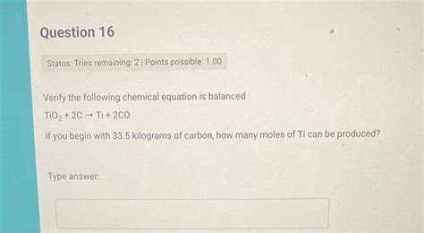solved question 16 status tries remaining 21 points