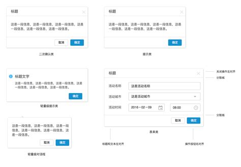 设计规范 web端设计组件篇－反馈类 人人都是产品经理
