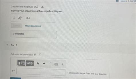 solved the figure shows two vectors a and b whose