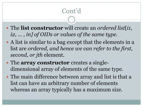 Object Oriented Database Concepts Pptx