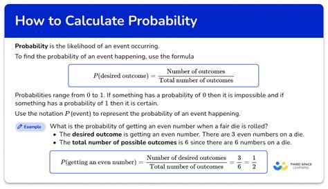 How To Calculate Probability Math Steps Examples And Questions