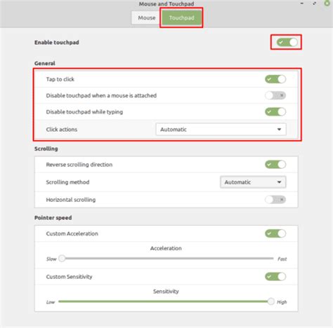 Linux Mint How To Configure A Laptop Touchpad Technipages