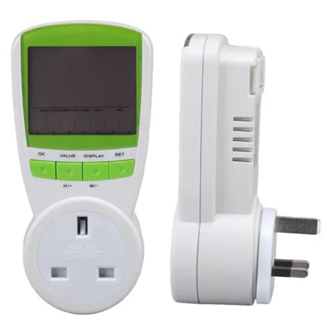 Energy Usage Analyzer 230v Power Metering Socket For Electrical Monitor £14 44 Picclick Uk