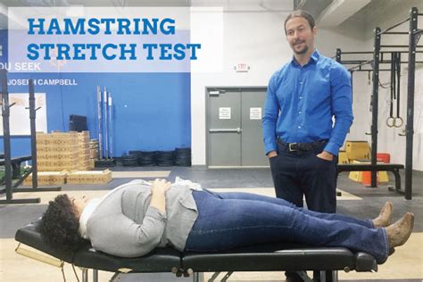 Know Your Numbers The Hamstring Stretch Test