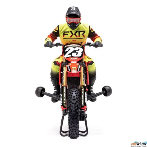 ∆ Losi 14 Promoto Mx Motorcycle Rtr Fxr Rouge Sur Commande