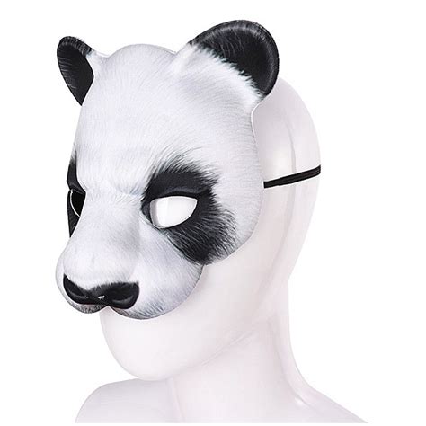 熊貓 Panda Mask Eva 面具 熊貓面具 熊貓頭套 萬聖節 尾牙 Cos Cosplay 蝦皮購物