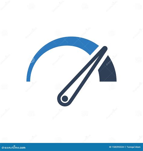 Speedometer Performance Icon Stock Illustration Illustration Of