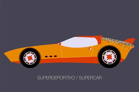 스포츠 레이싱 카 사이드 뷰 플랫 디자인 완전히 편집 가능 0명에 대한 스톡 벡터 아트 및 기타 이미지 0명 Brand