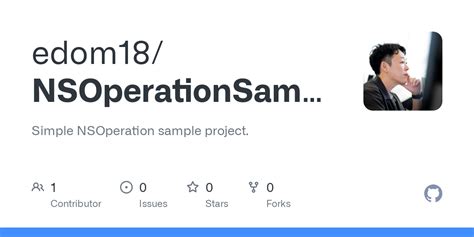 Github Edom18nsoperationsample Simple Nsoperation Sample Project