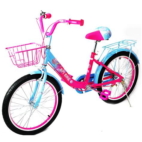Bicicleta Bm Bike R 20 Niña Fiusha Con Azul