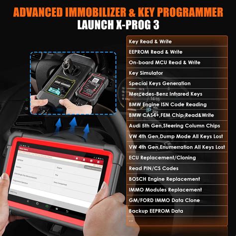 Launch® X431 Immo Plus Key Programmer And Obd2 Scanner