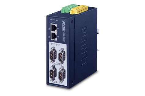 Ics 2400t Industrial 4 Port Rs232 Rs422 Rs485 Serial Device Server Fas Tech Ab